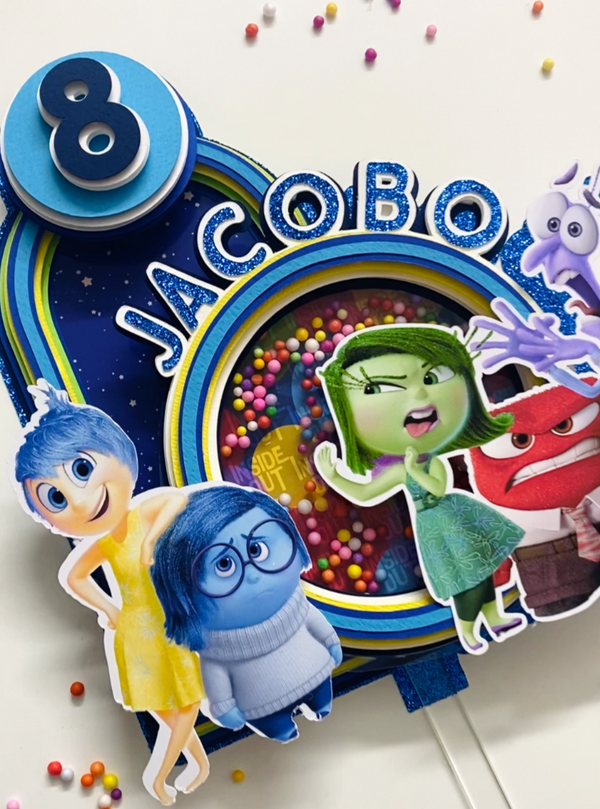 Topper de Intensamente (inside out) – 2Inspiradas